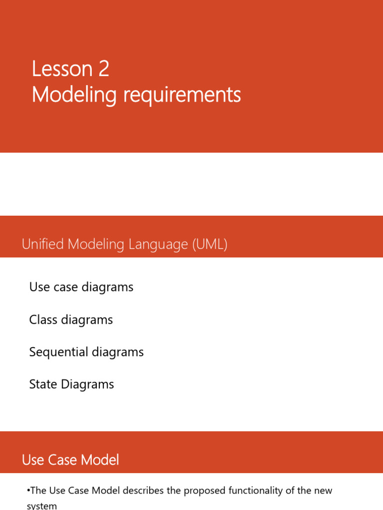W2-3 Module 002 Modeling Requirements | PDF | Use Case | Computing