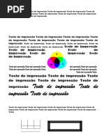 Teste de Impressão Colorida 4 Paginas | PDF