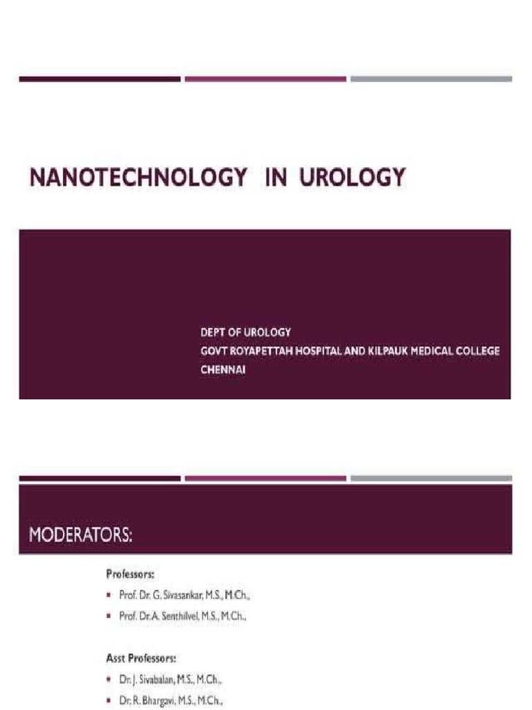 Uro Instruments - Nanotechnology | PDF