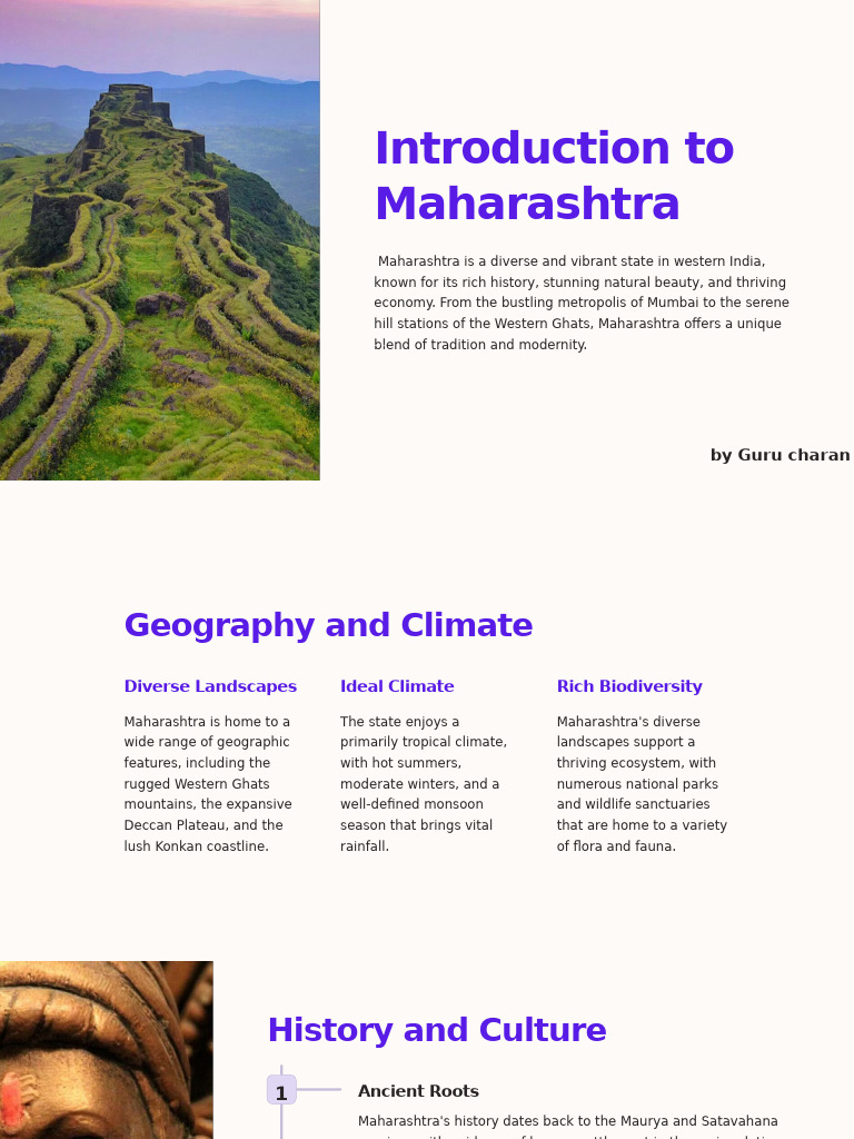 Overview of Maharashtra's Features | PDF | Mumbai