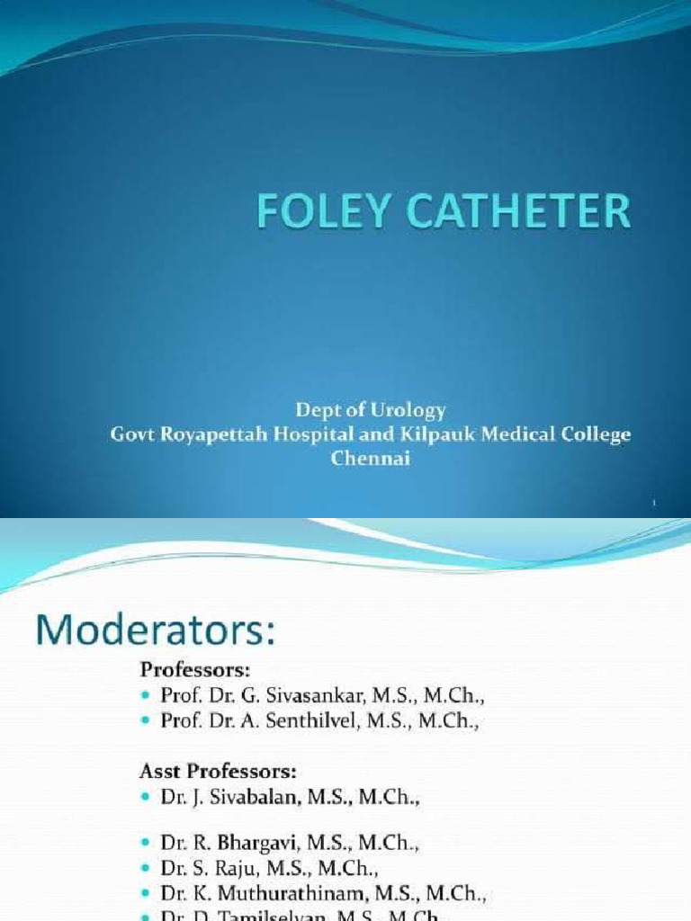 Uro Instruments - Foley Catheter | PDF