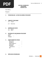 Format Kertas Kerja Program | PDF