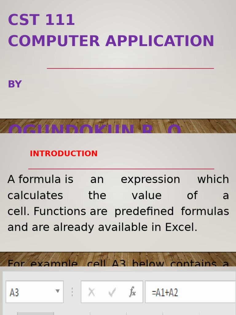 CST 111 Lecture Two | PDF