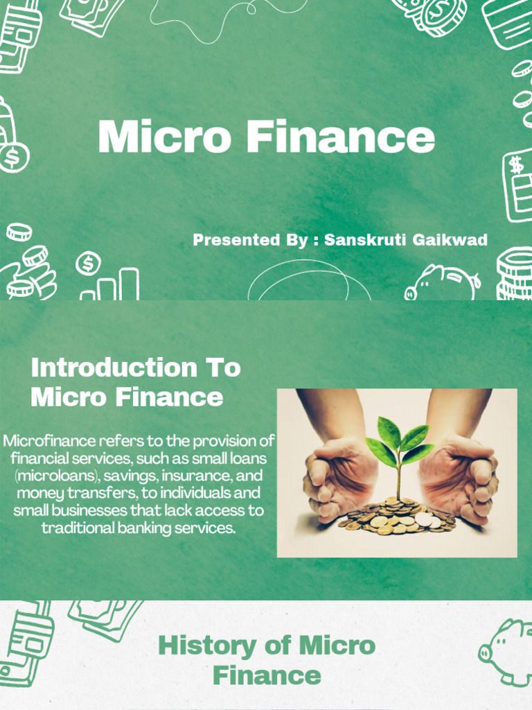 Green Modern Financial Management Presentation | PDF