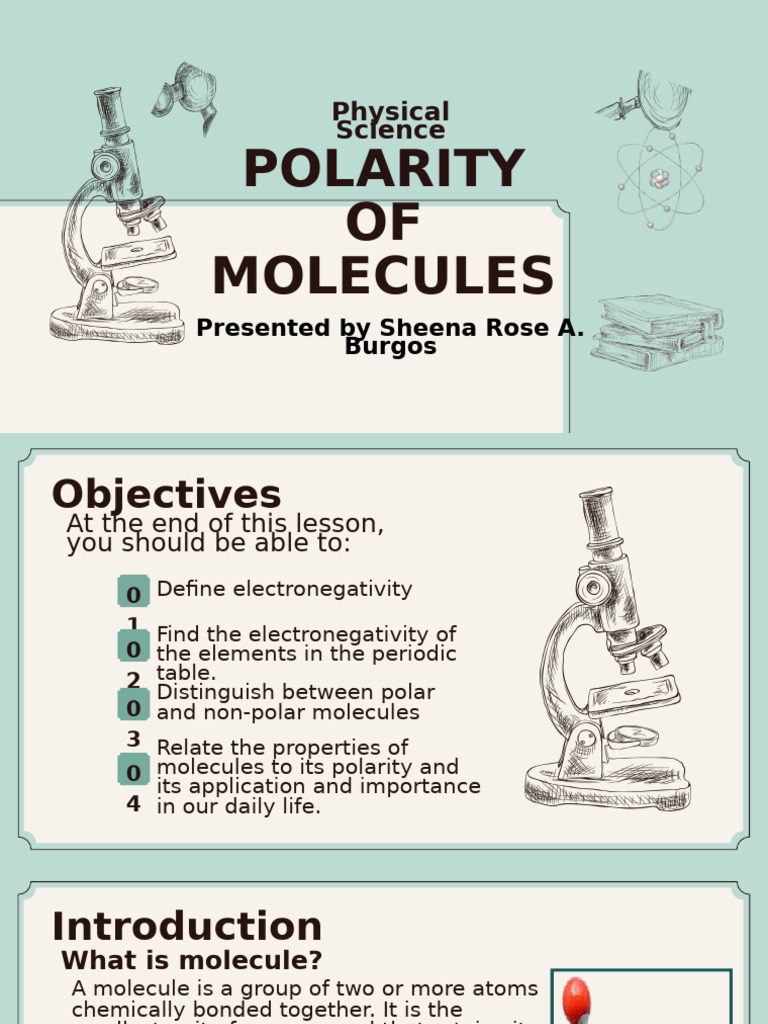 Understanding Molecular Polarity | PDF | Chemical Polarity | Chemical Bond