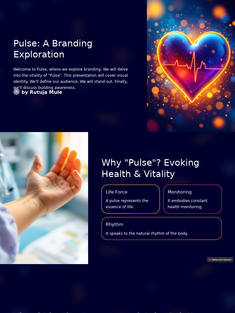 Pulse A Branding Exploration | PDF