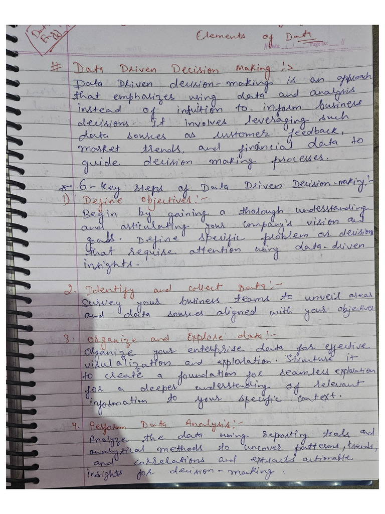 Data Engg. Chapter 1-3 | PDF