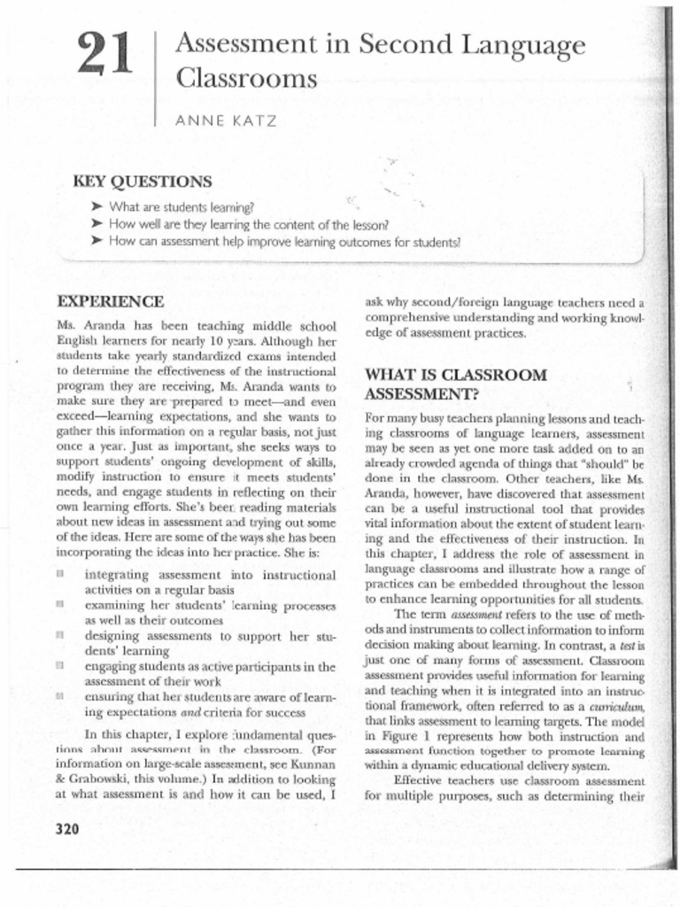 Assessment - Anne Katz | PDF