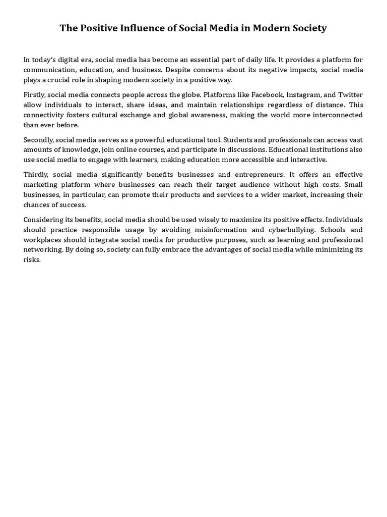 Hortatory Exposition Text / Social Media | PDF