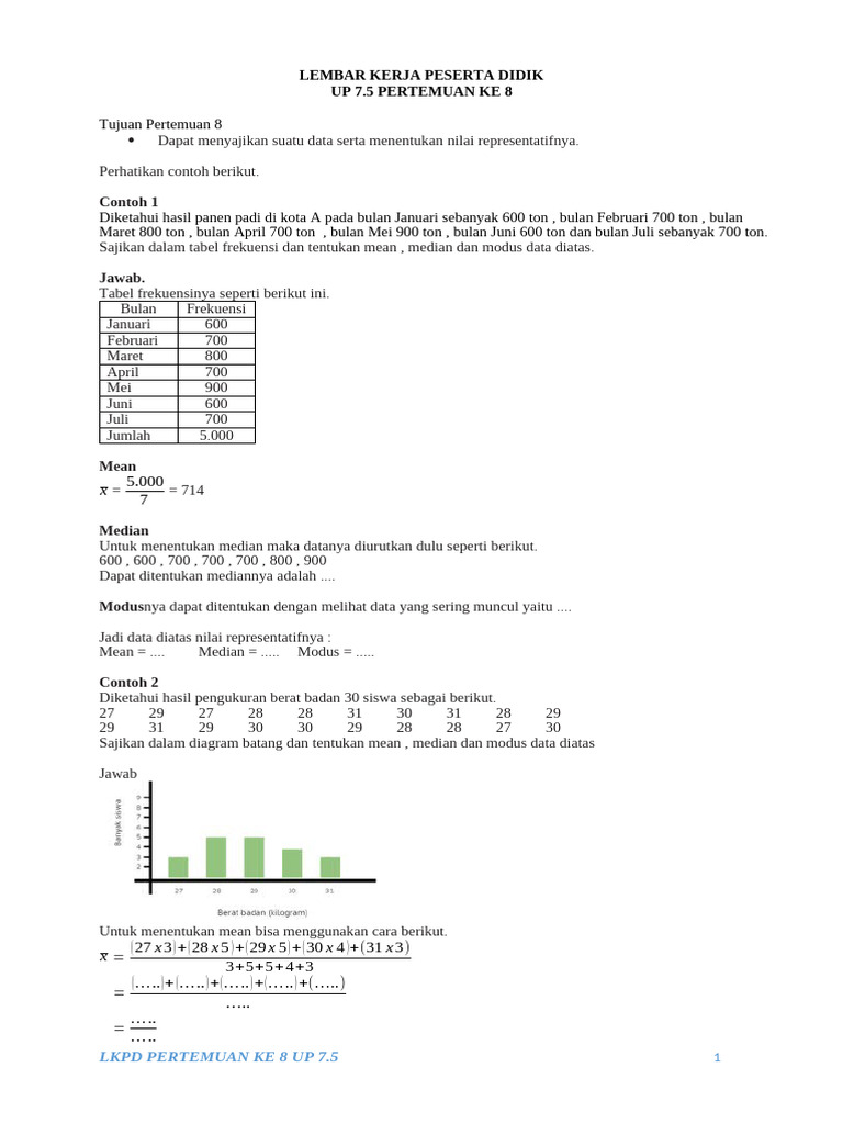 LKPD 8 | PDF
