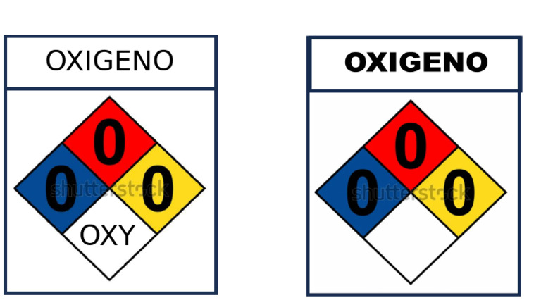 Rombo Nfpa Oxigeno | PDF