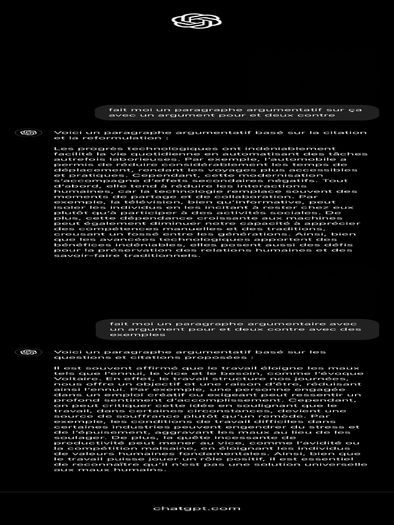 Progrès technologiques avantages inconvénients | PDF