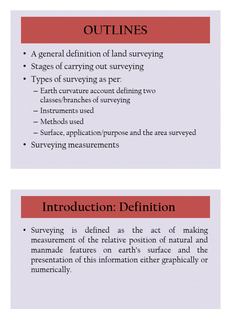 Lecture 1 - Survey Definition, Stages and Types - Added Material | PDF ...