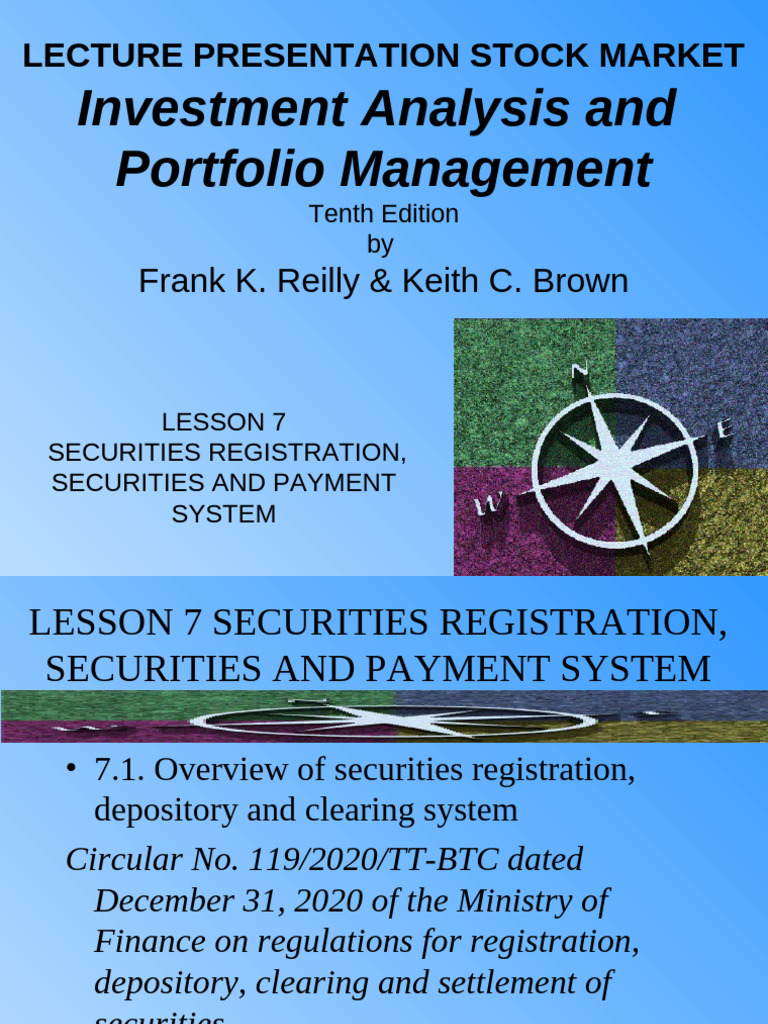 Chapter 7 - Securities Registration | PDF | Finance & Money Management ...