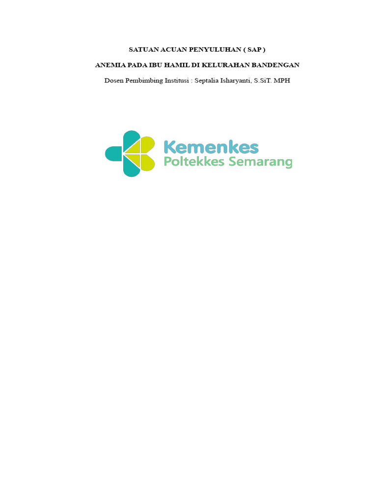 Sap Anemia Komunitas | PDF