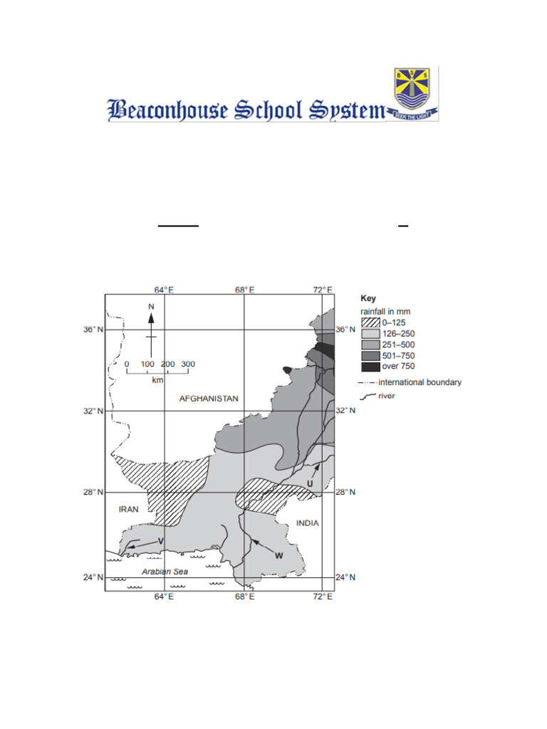 2nd End of Unit Paper Geography Class 9, Nov 2024 | PDF | Atmosphere ...