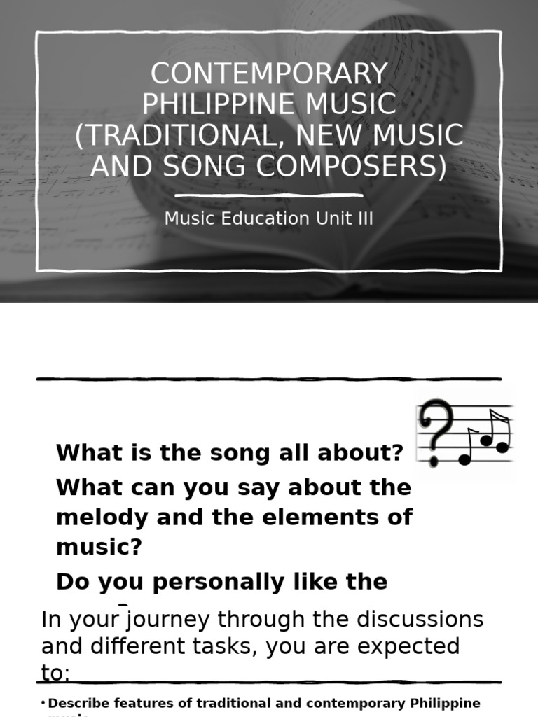Contemporary Philippine Music Overview | PDF | Musical Compositions ...