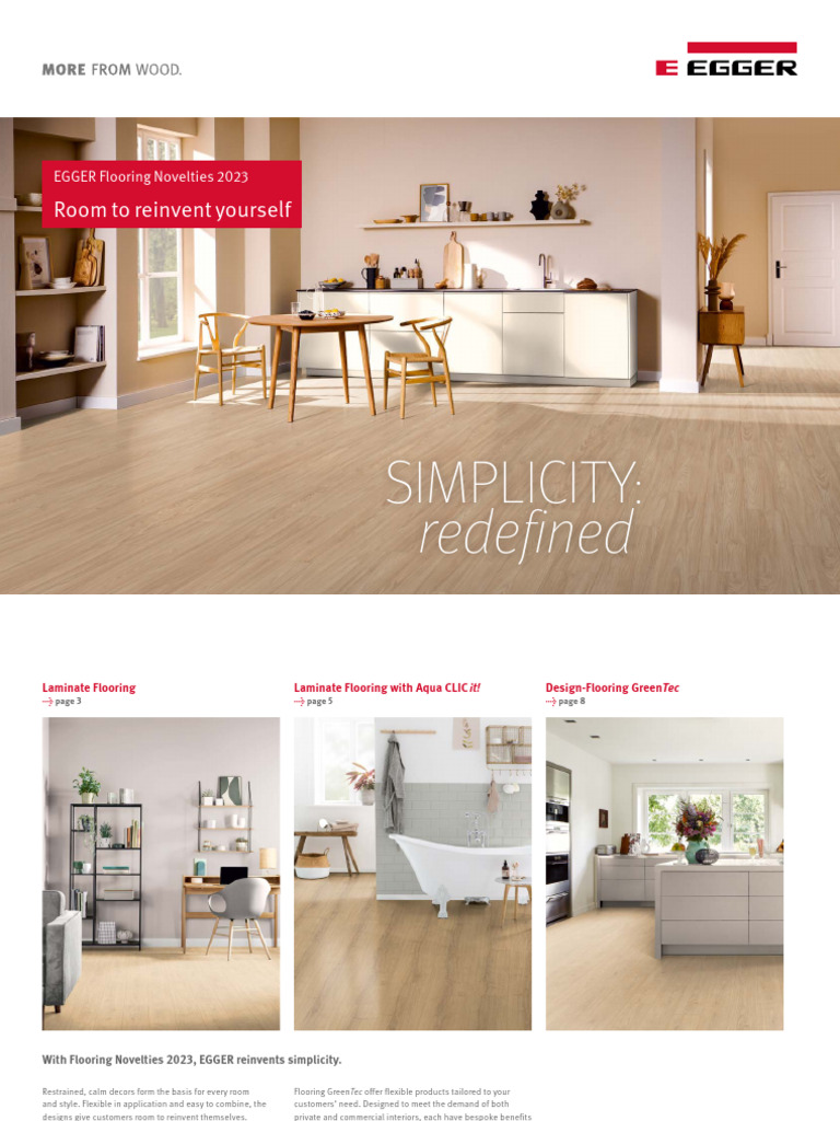DO EGGER Novelties2023 en | PDF | Flooring | Building Materials
