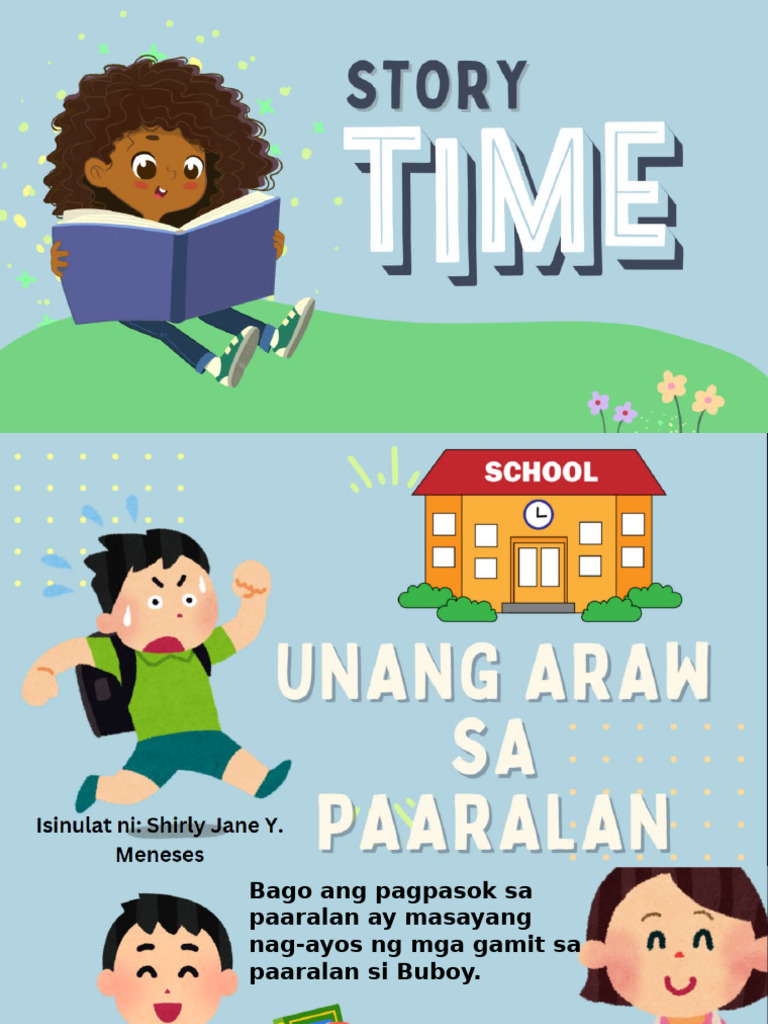 Story - Unang Araw Sa Paaralan | PDF