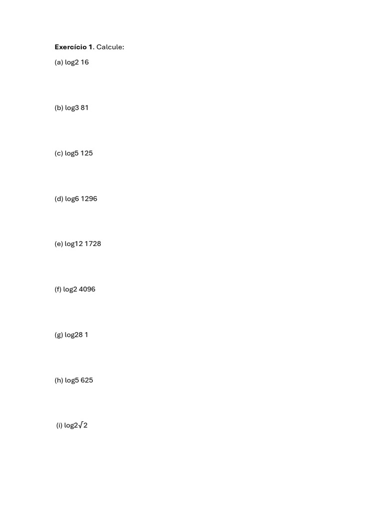 Lista de Matemática Editada | PDF | Escala de magnitude de momento | Sismologia