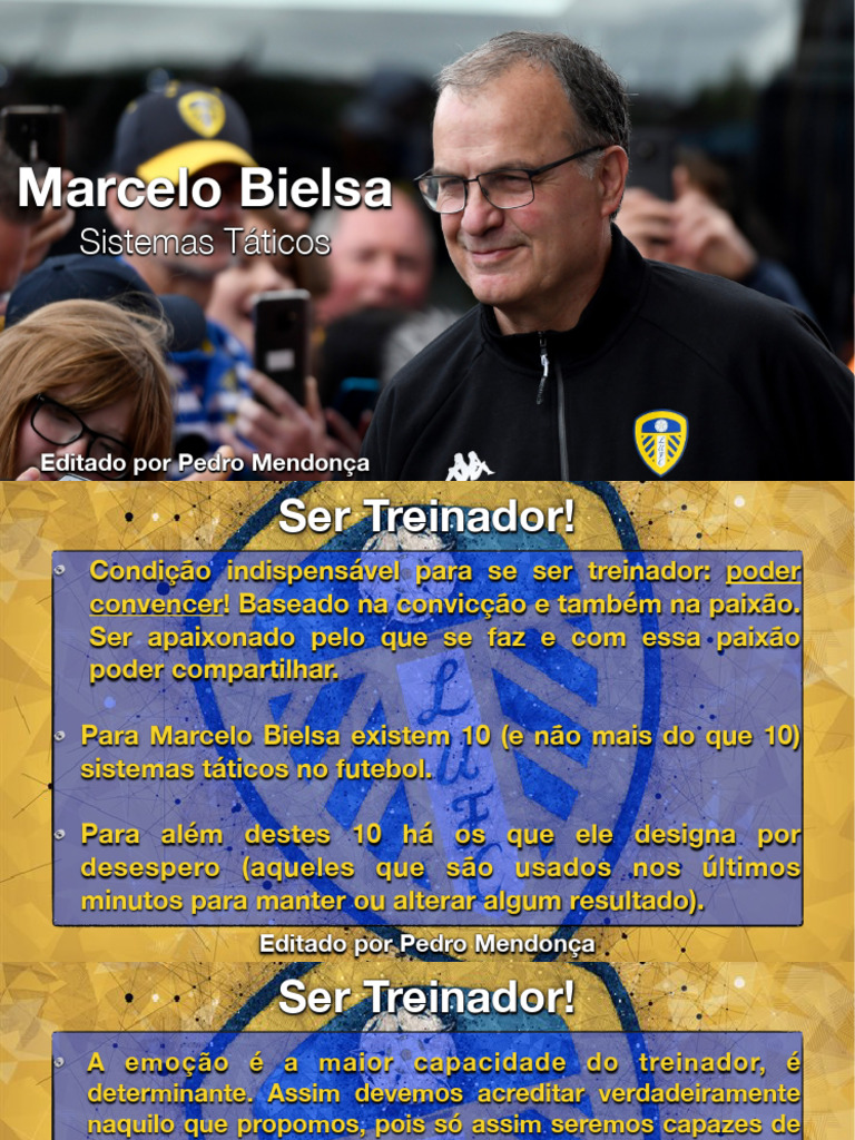 Sistemas Táticos de Marcelo Bielsa | PDF | Futebol | Zagueiro (futebol)