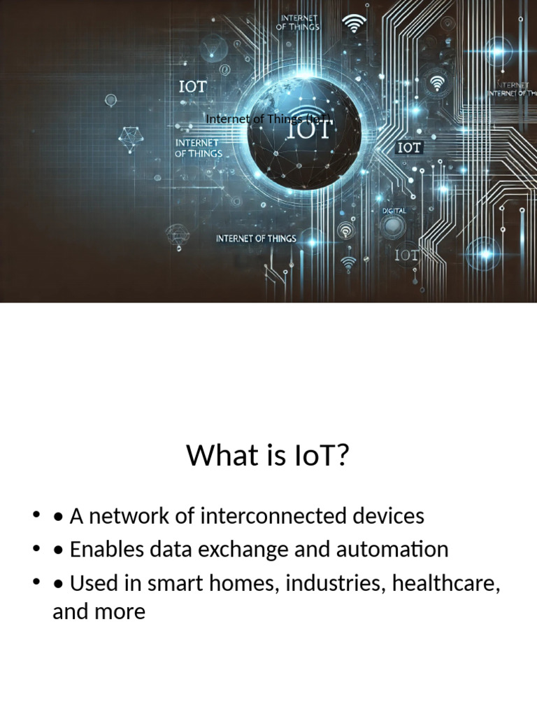 IoT Presentation | PDF