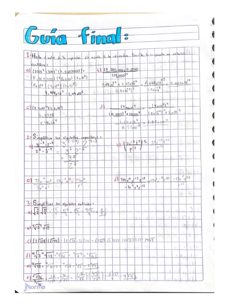 Guia de Mate Final - 187459 | PDF