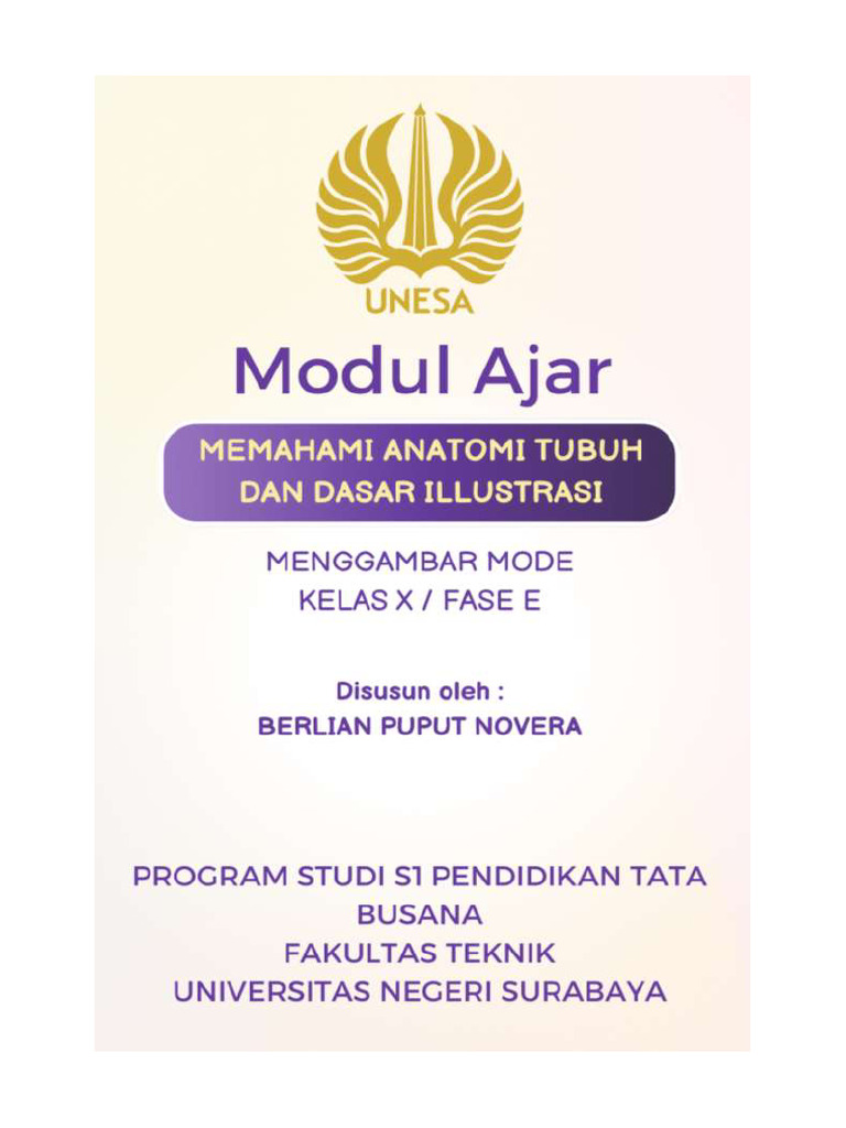 Modul Ajar Menggambar Mode Fase E | PDF