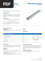British Gypsum Deflection Head Detail | PDF | Drywall