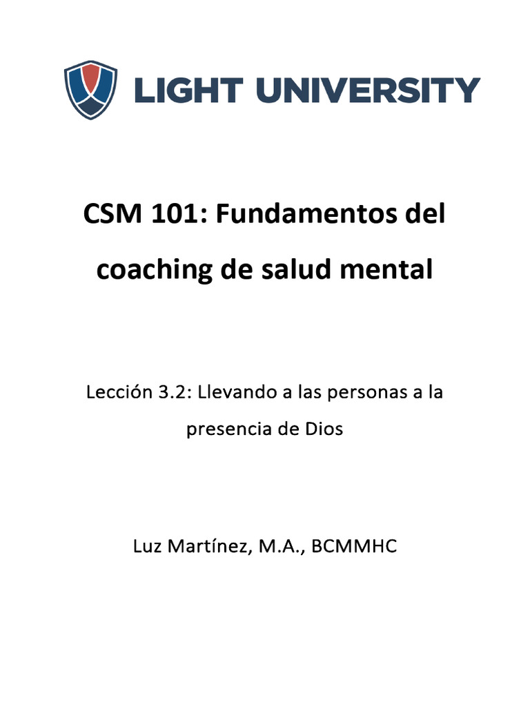 Llevar Personas a la Presencia de Dios | PDF | Dios | Oración