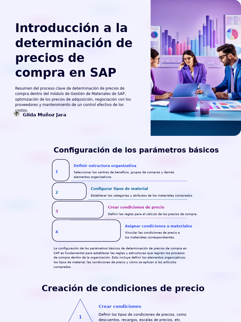 Introduccion A La Determinacion de Precios de Compra en SAP | PDF | Contabilidad | Análisis de ...