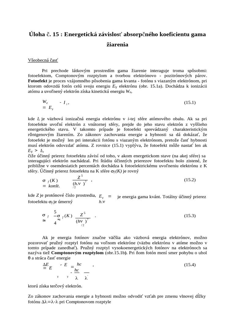 Abssorpcny Koeficient | PDF