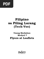 Filipino 12 Flyers at Leaflets | PDF