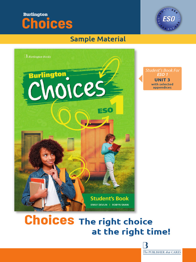 Choices ESO 1 Teacher's Manual Overview | PDF