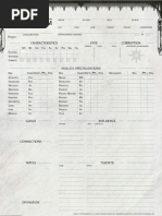 WH40K Imperium Maledictum Character - Sheet - Fillable | PDF