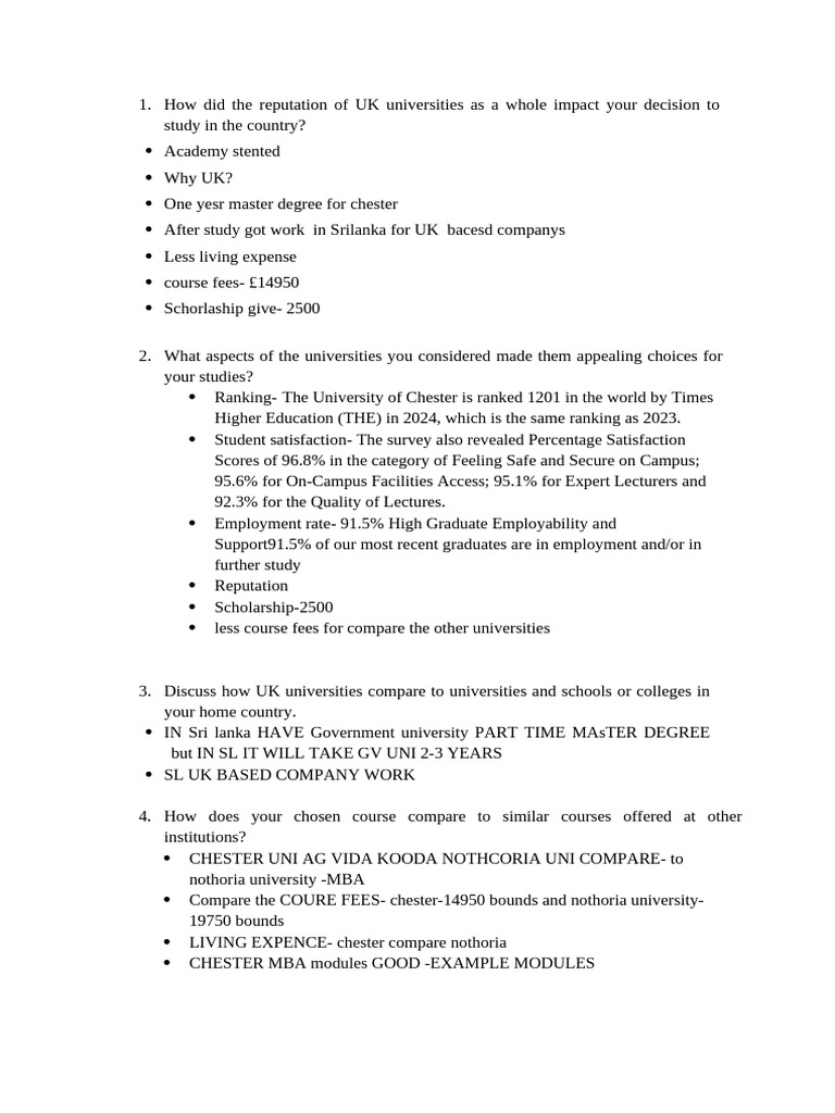 CAS Interview Questions | PDF | Master Of Business Administration