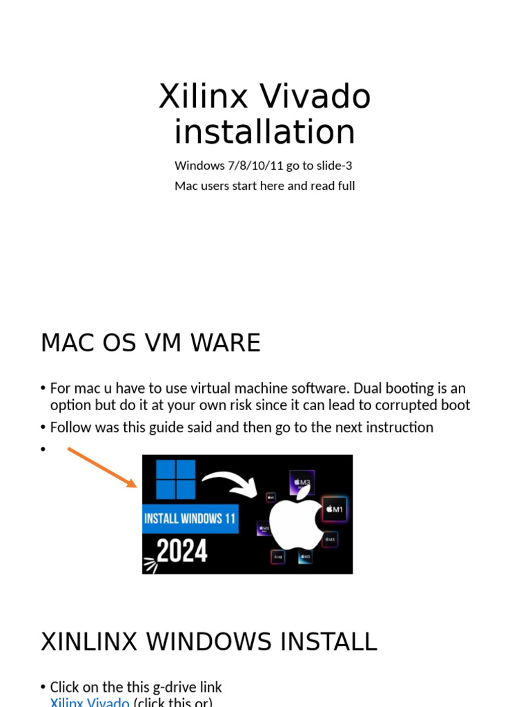 Xilinx Vivado Installation Guide for Windows and Mac | PDF | Computer File | Zip (File Format)
