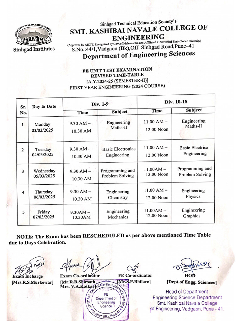 Revised TT Ut-II 24-25 | PDF