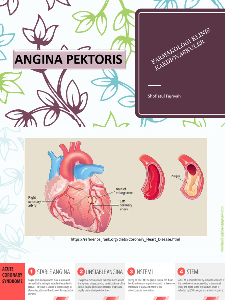 Farmakologiklinis - Kardiovaskular - Angina Pektoris - Shofi | PDF ...