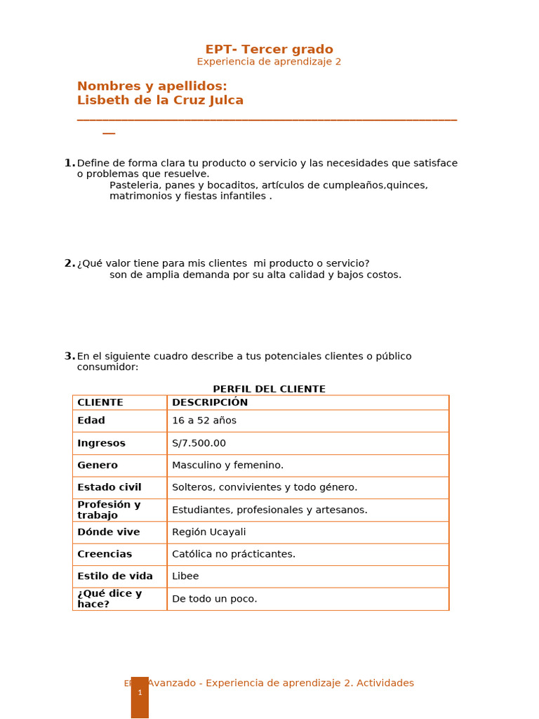 Actividad_perfil_del_cliente | PDF