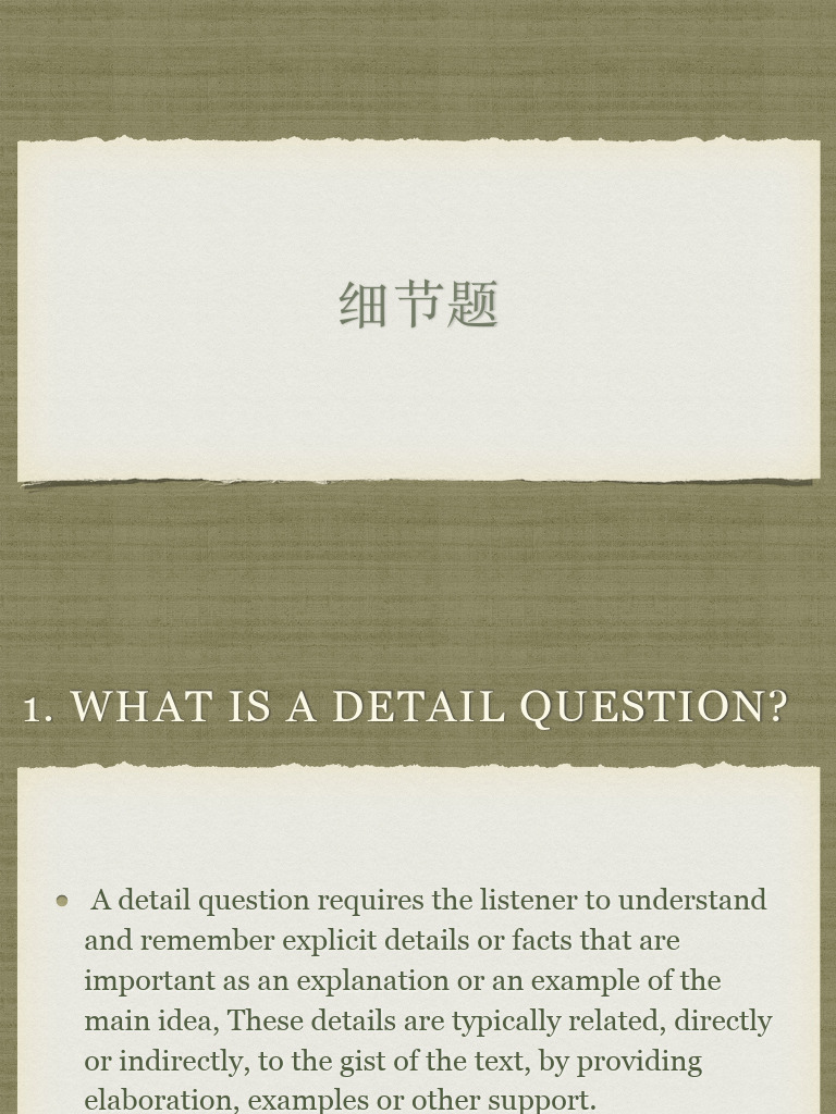 Understanding Detail Questions | PDF | Whales | Habitat