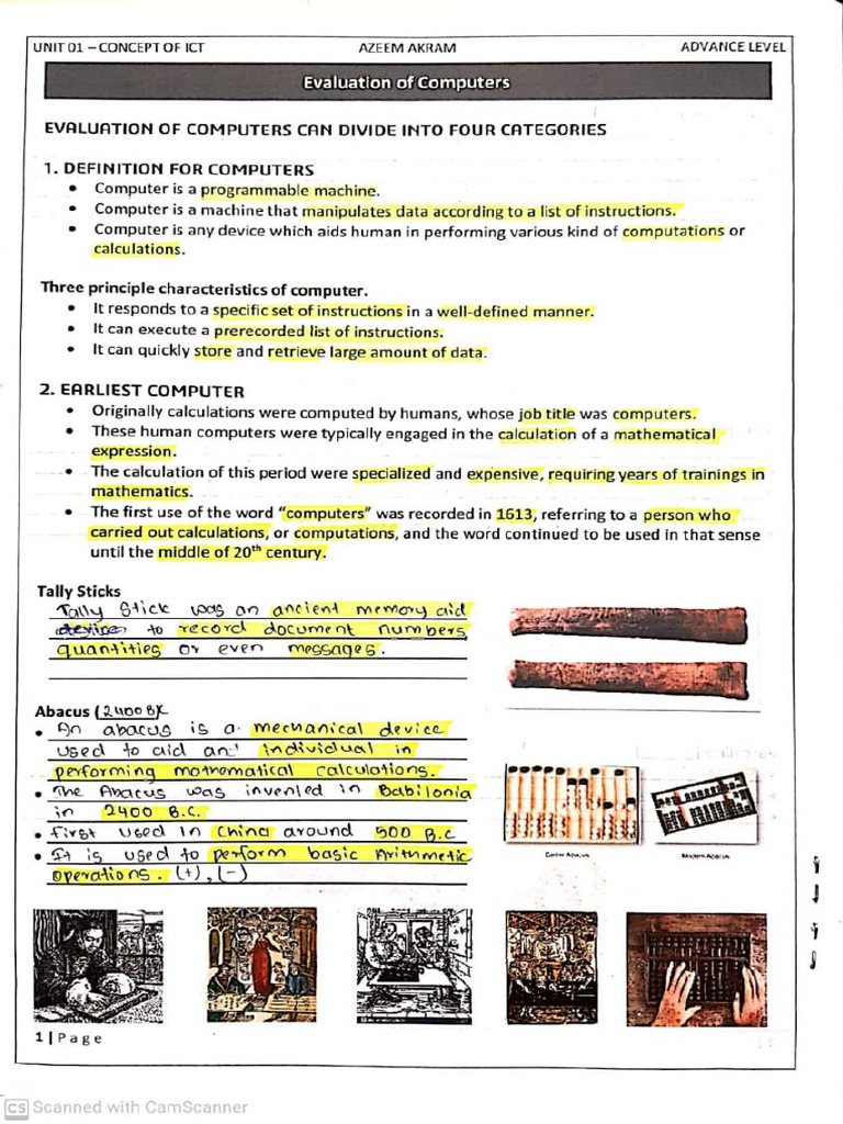 UNIT 02 - Introduction To Computer (Part 1) | PDF