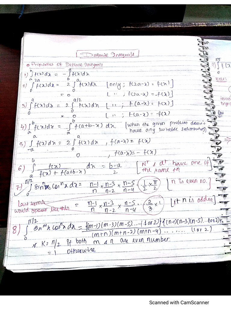 Definite Intergrals | PDF