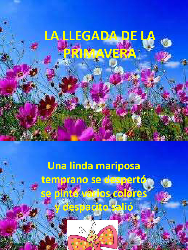 Cuento Llegada de La Primavera | PDF
