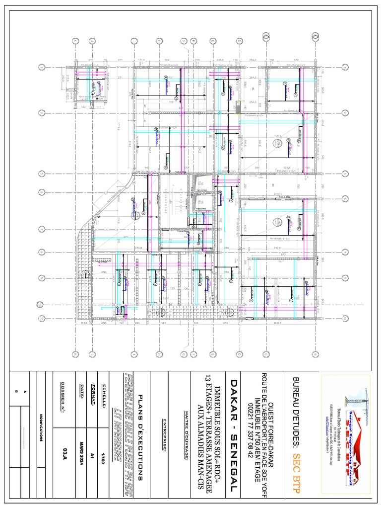 FERRAILLAGE DALLES PLEINES DU PH RDC AU PH 2E ETAGE | PDF