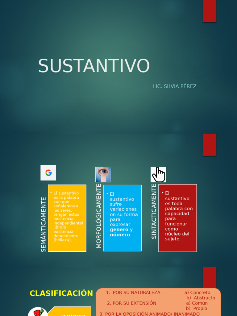1.1. Sustantivo | PDF | Sustantivo | Numero Gramatical