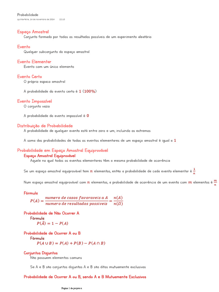 Probabilidade | PDF