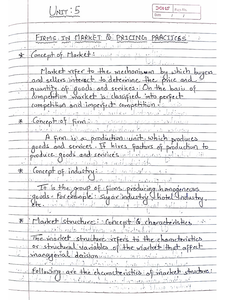 Unit 5 Economics Bba 1ST Sem | PDF