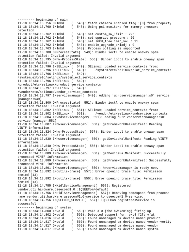 Logcat Prev CSC Log | PDF | Operating System Technology | Data Management