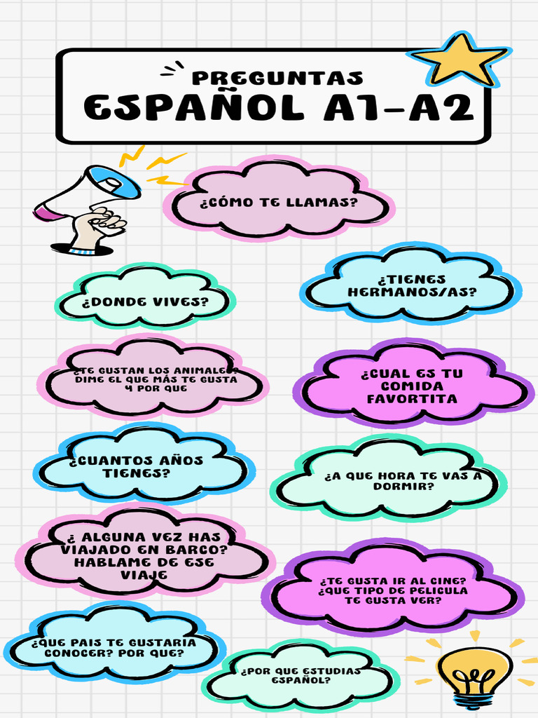 Preguntas Basicas Español | PDF